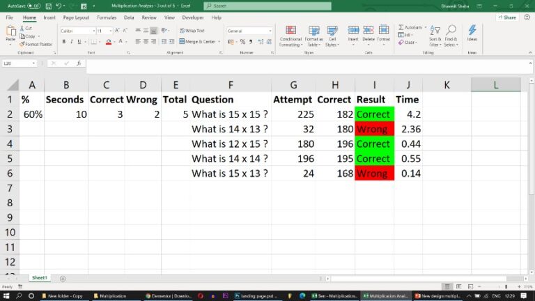 Generate PowerPoint Multiplication Flash Cards for Students