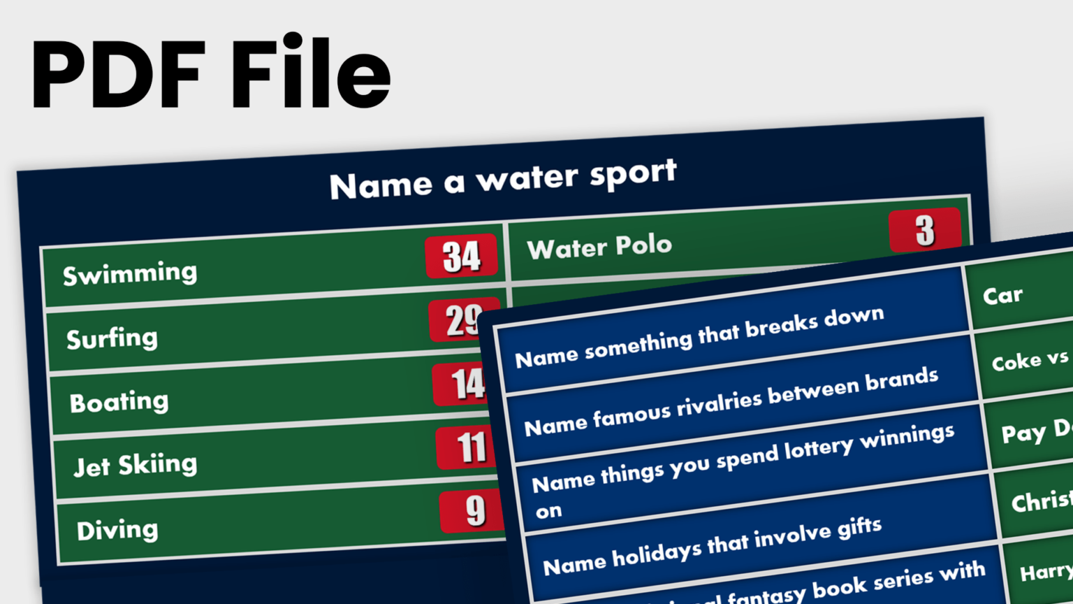 Download Family Feud PowerPoint Template with Scoreboard
